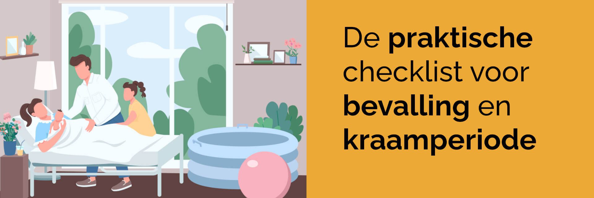 Praktische checklist voor bevalling en kraamperiode